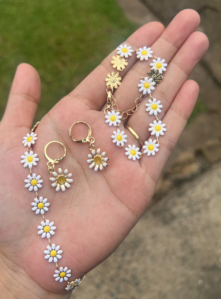 Cute daisy jewelry set – BTSMERCH SOUTH AFRICA